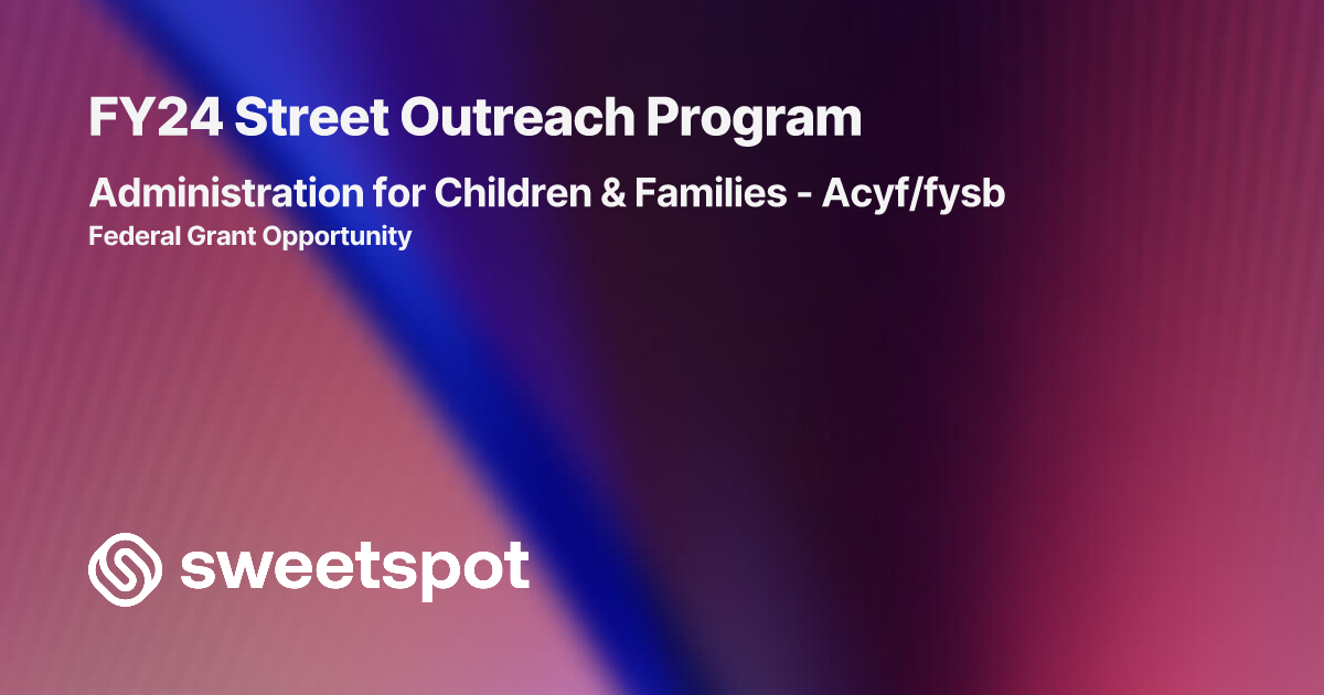 FY24 Street Outreach Program