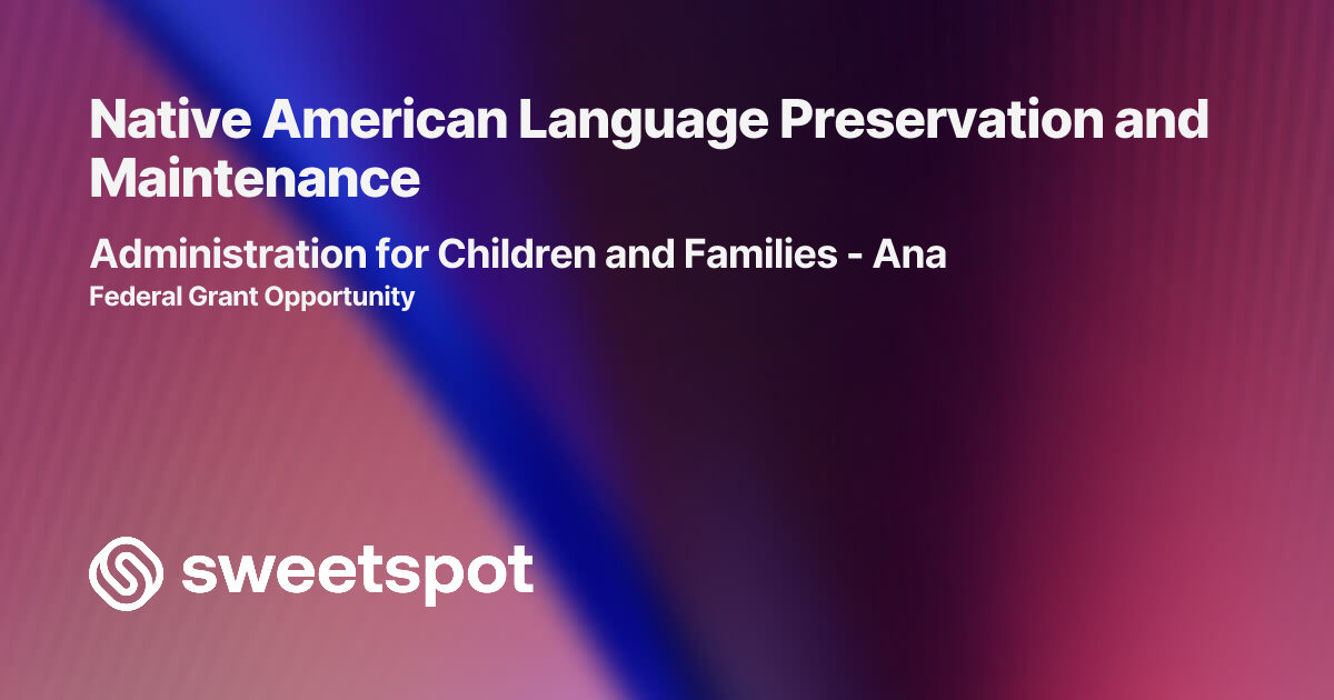 Native American Language Preservation and Maintenance