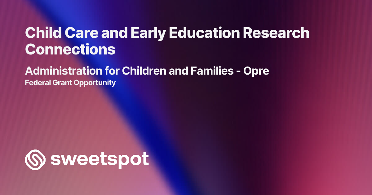 Child Care and Early Education Research Connections