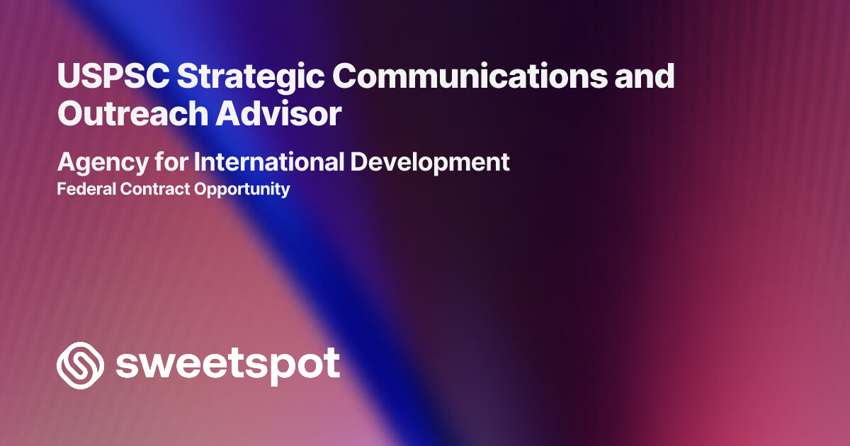 USPSC Strategic Communications and Outreach Advisor