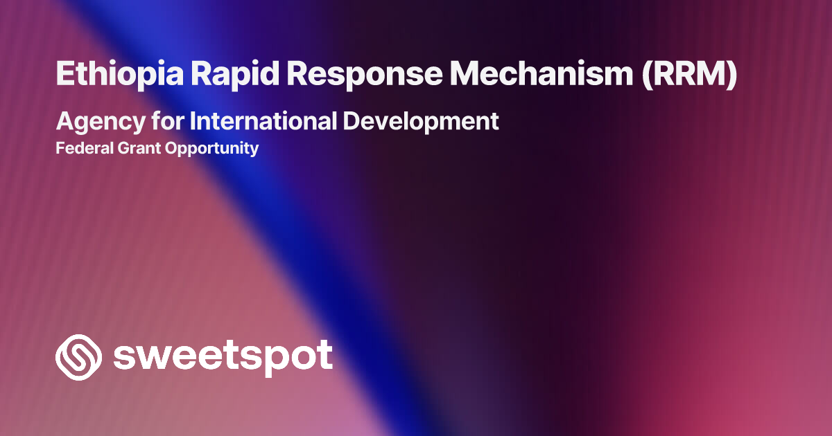 Ethiopia Rapid Response Mechanism (RRM)