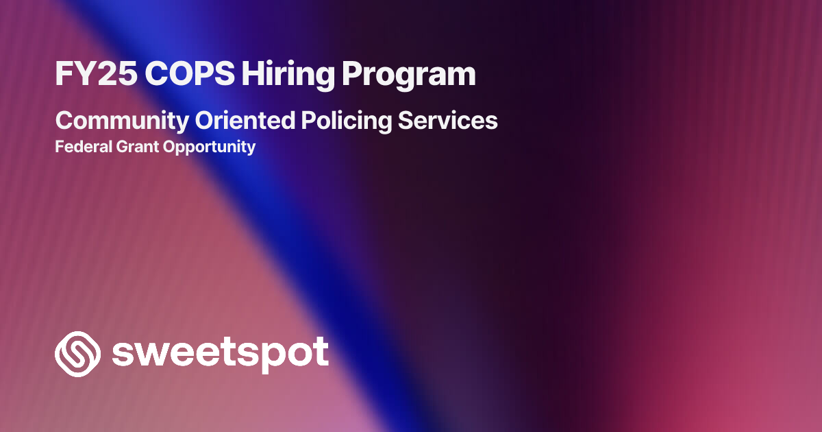 FY25 COPS Hiring Program
