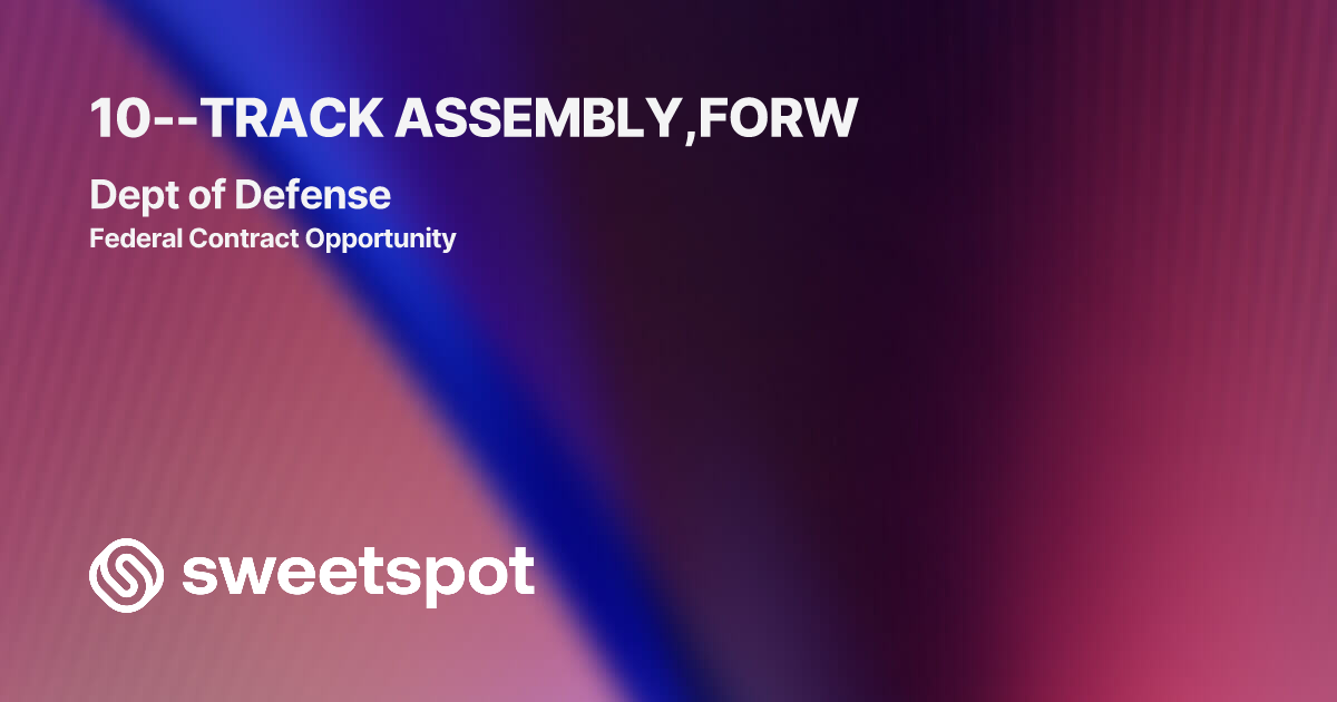 10--TRACK ASSEMBLY,FORW