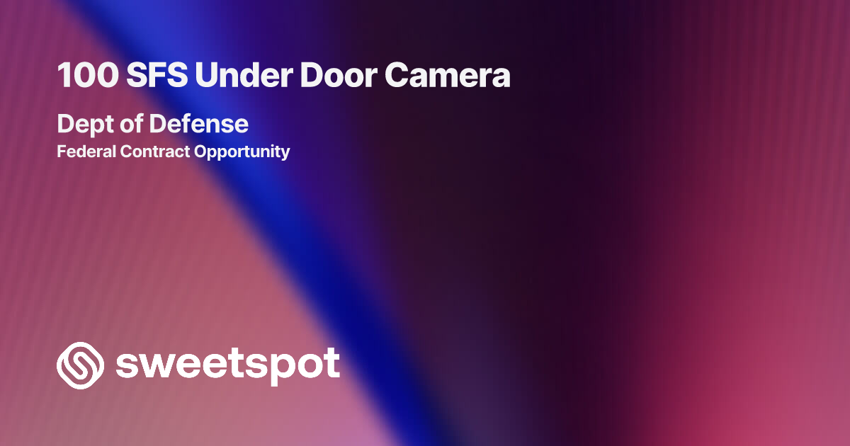 100 SFS Under Door Camera