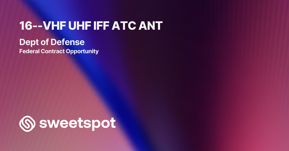16--VHF UHF IFF ATC ANT