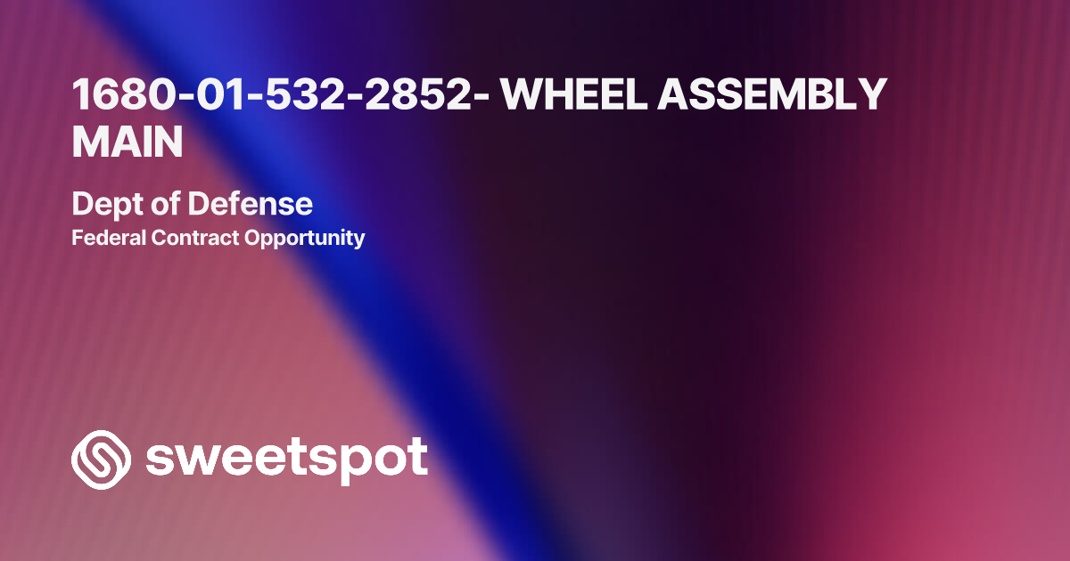 1680-01-532-2852- WHEEL ASSEMBLY MAIN