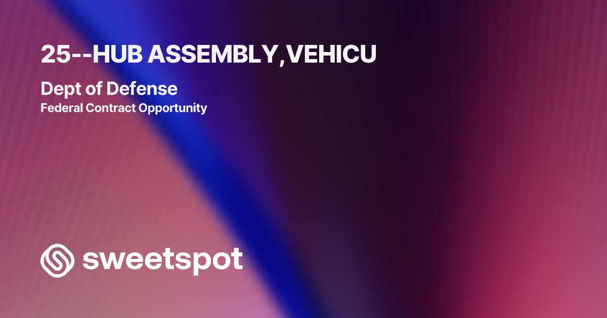 25--HUB ASSEMBLY,VEHICU