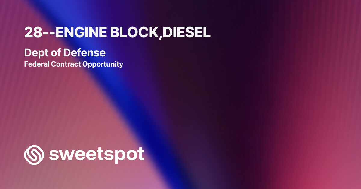 28--ENGINE BLOCK,DIESEL