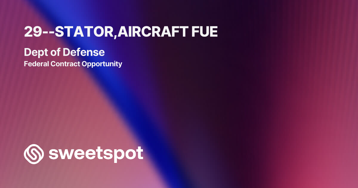 29--STATOR,AIRCRAFT FUE