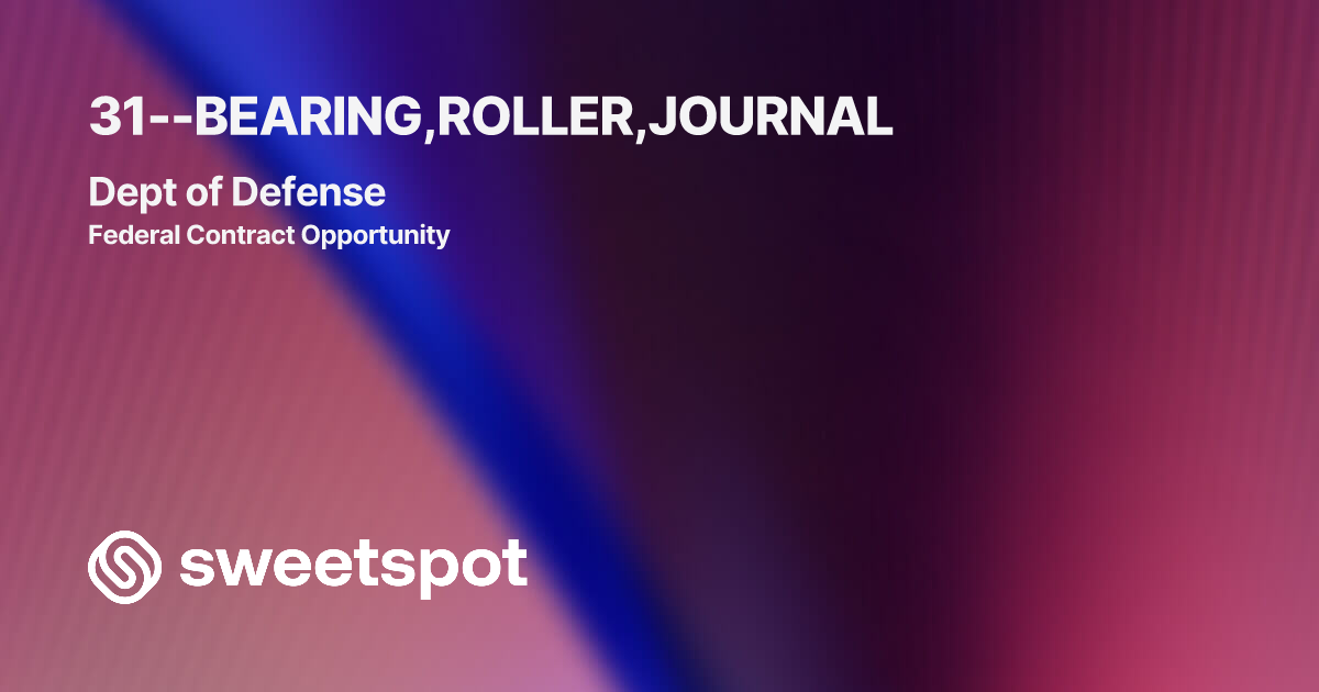 31--BEARING,ROLLER,JOURNAL