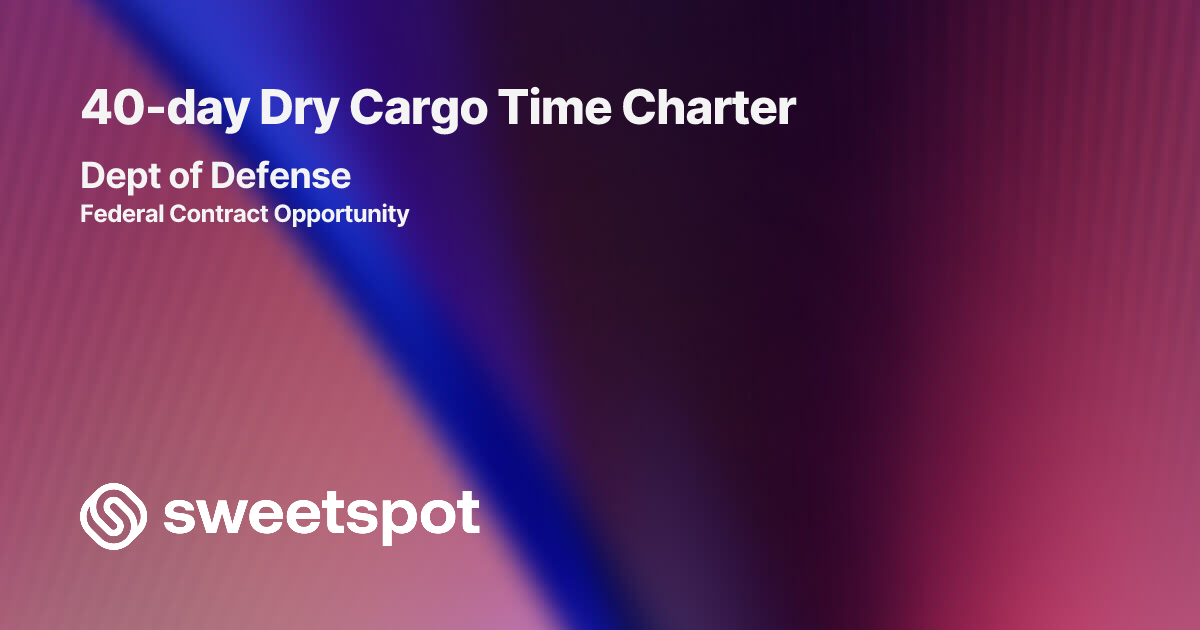 40-day Dry Cargo Time Charter