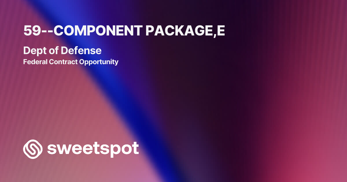 59--COMPONENT PACKAGE,E