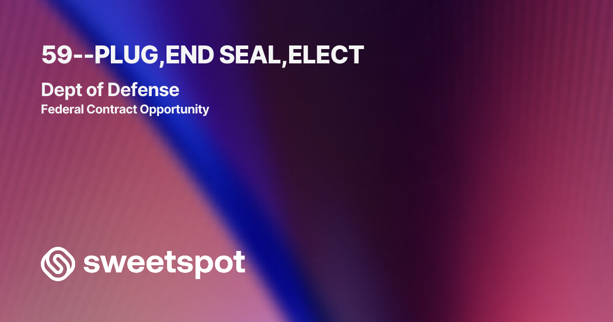 59--PLUG,END SEAL,ELECT