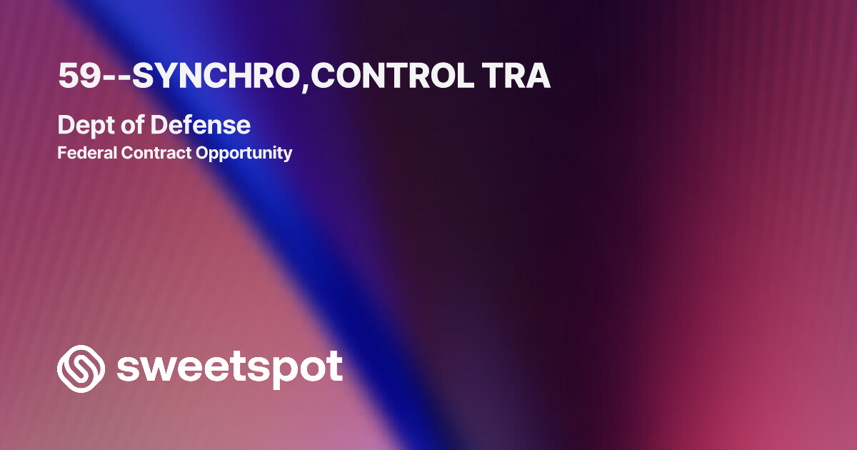 59--SYNCHRO,CONTROL TRA