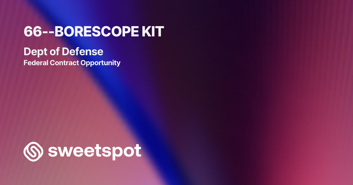 66--BORESCOPE KIT