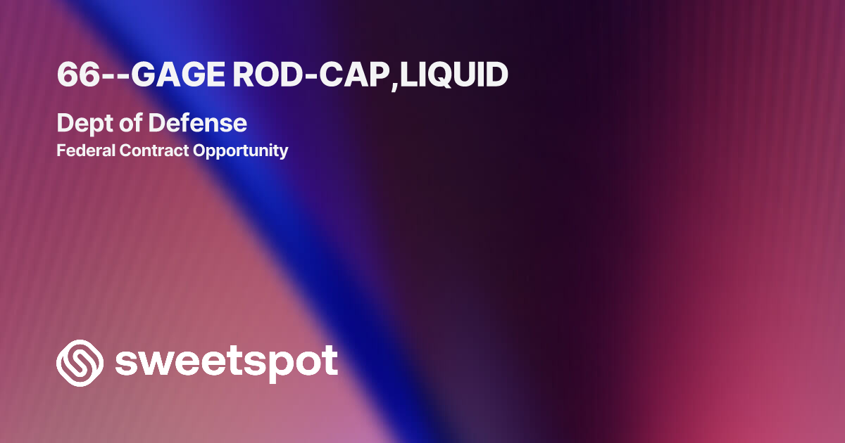 66--GAGE ROD-CAP,LIQUID