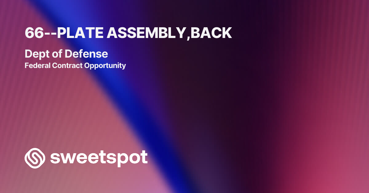 66--PLATE ASSEMBLY,BACK