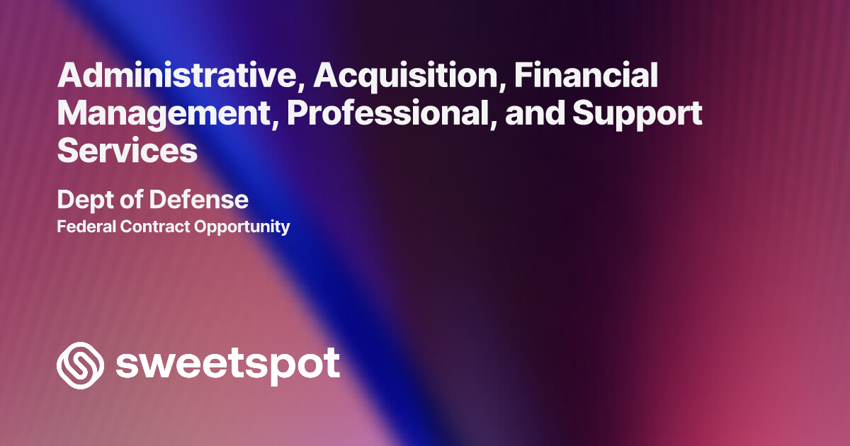 Administrative, Acquisition, Financial Management, Professional, and ...