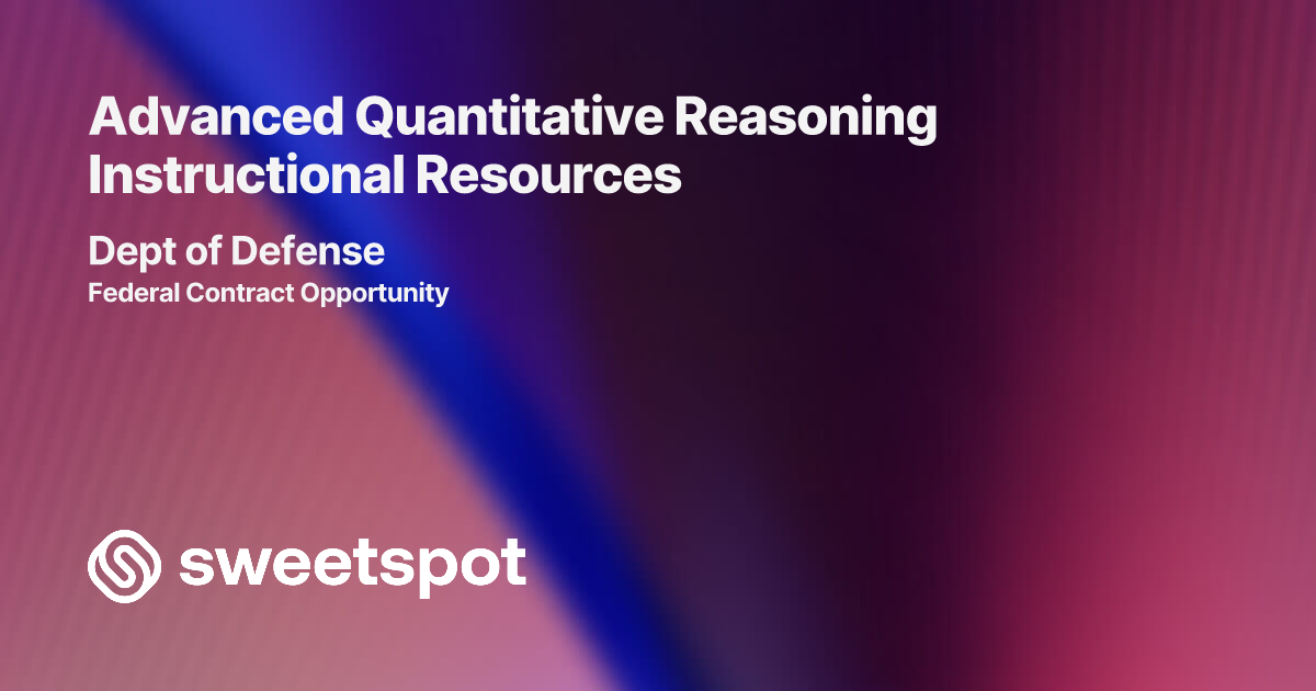 Advanced Quantitative Reasoning Instructional Resources