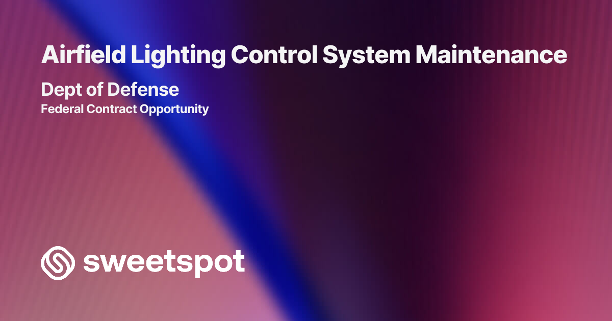Airfield Lighting Control System Maintenance