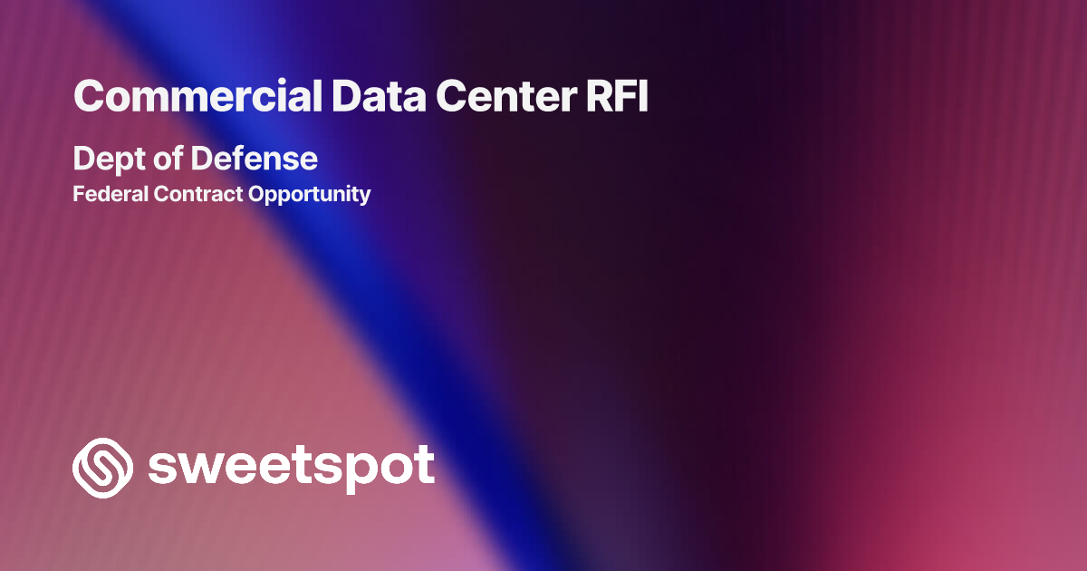 Commercial Data Center RFI