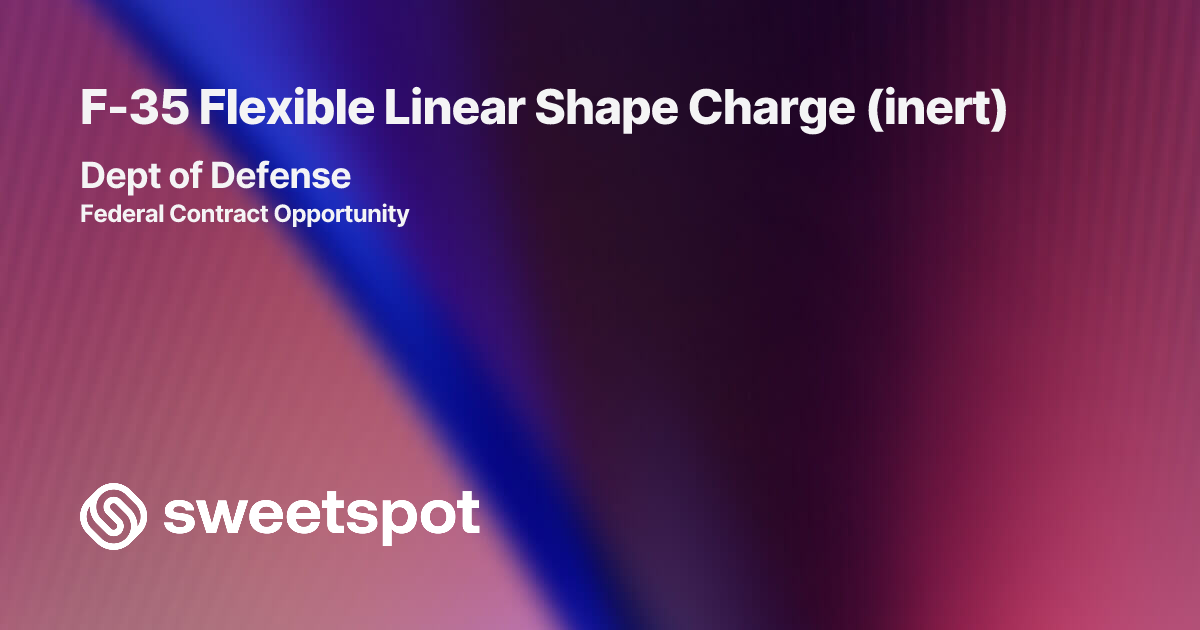 F-35 Flexible Linear Shape Charge (inert)
