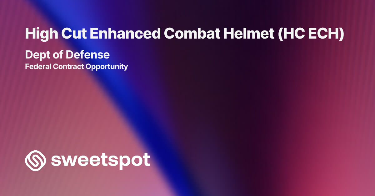 High Cut Enhanced Combat Helmet (HC ECH)