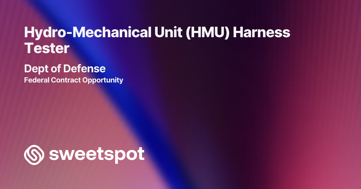 Hydro-Mechanical Unit (HMU) Harness Tester