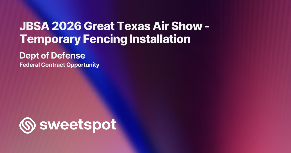 JBSA 2026 Great Texas Air Show - Temporary Fencing Installation
