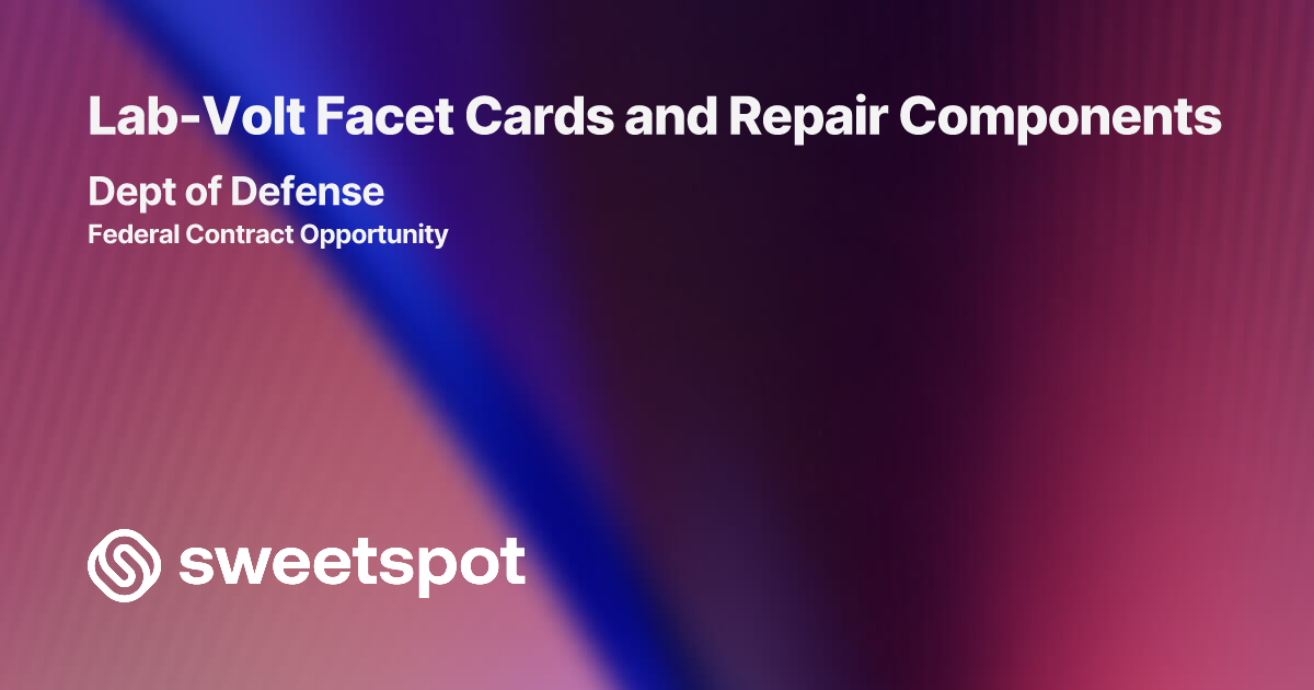 Lab-Volt Facet Cards and Repair Components