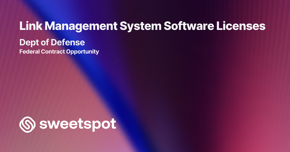 Link Management System Software Licenses