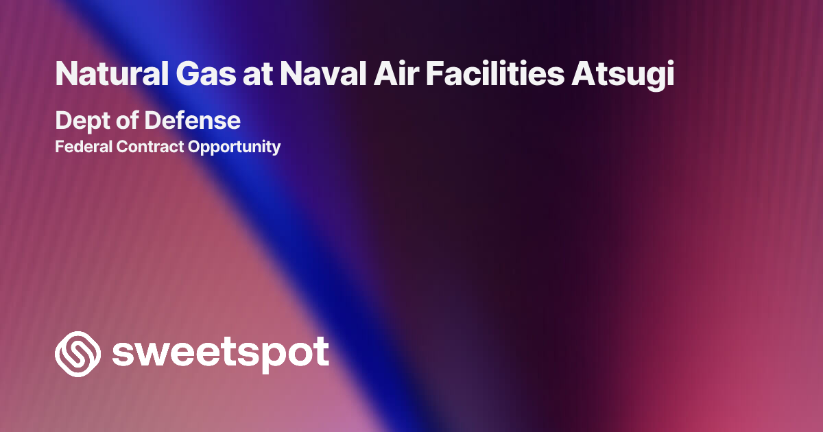 Natural Gas at Naval Air Facilities Atsugi