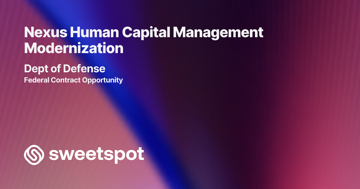 Nexus Human Capital Management Modernization