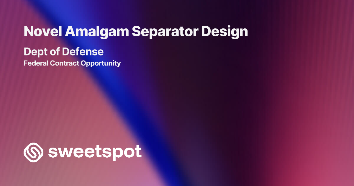 Novel Amalgam Separator Design