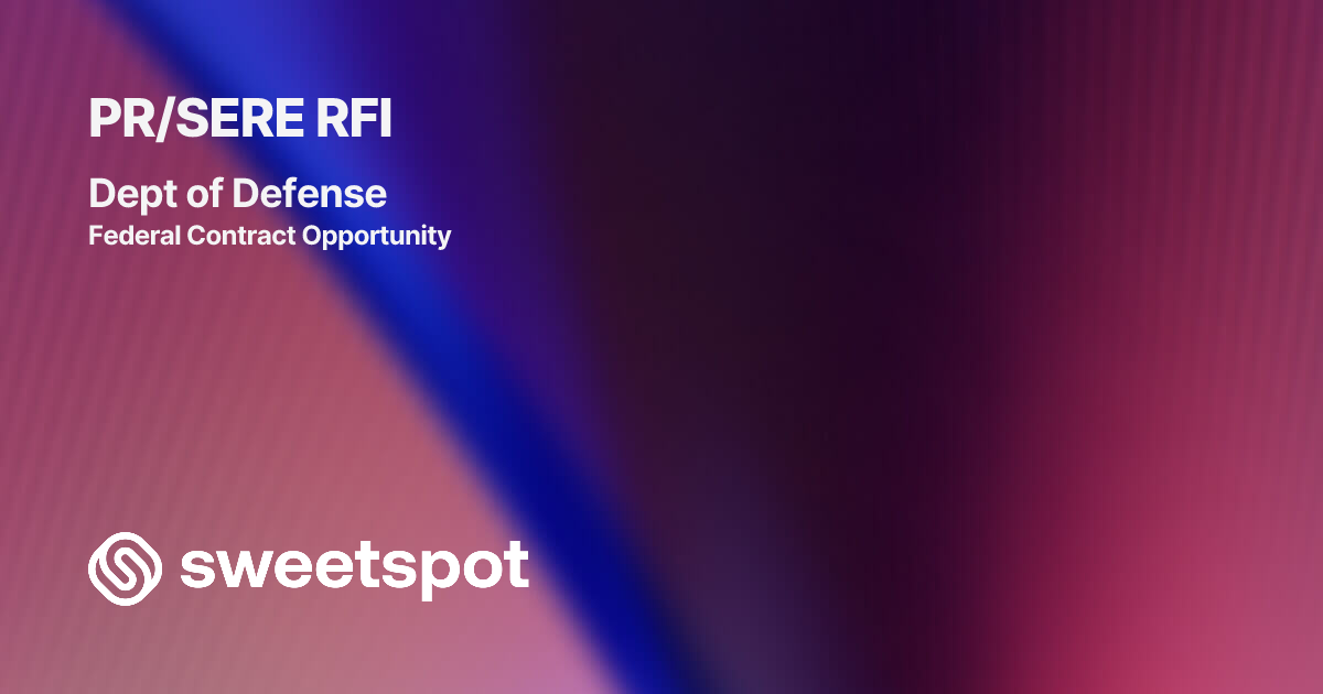PR/SERE RFI