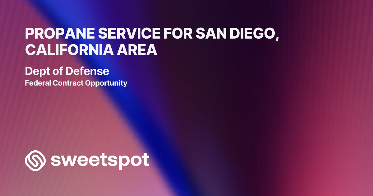 PROPANE SERVICE FOR SAN DIEGO, CALIFORNIA AREA