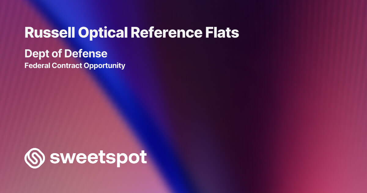 Russell Optical Reference Flats