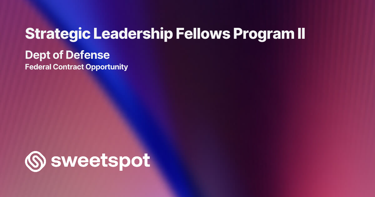 Strategic Leadership Fellows Program II