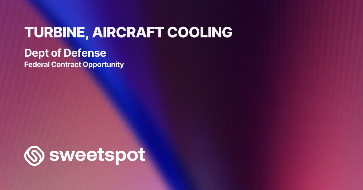 TURBINE, AIRCRAFT COOLING