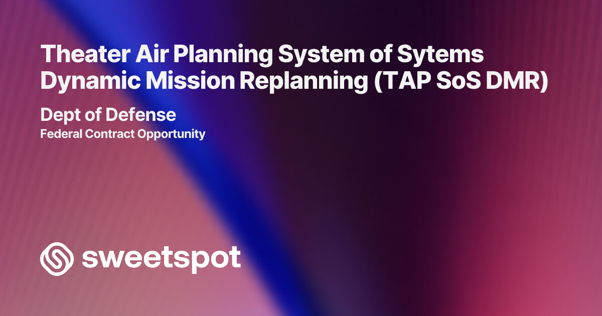 Theater Air Planning System of Sytems Dynamic Mission Replanning (TAP ...