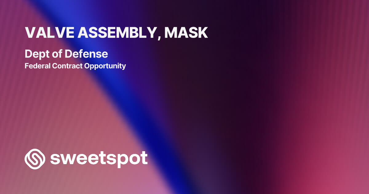 VALVE ASSEMBLY, MASK