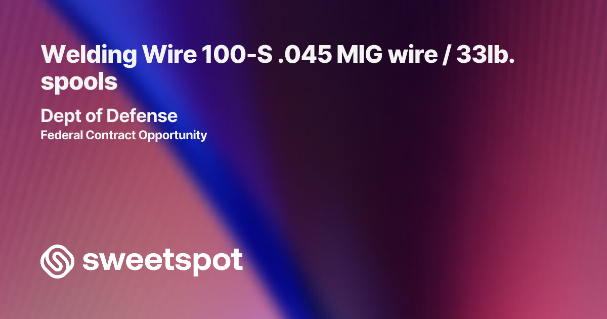 Welding Wire 100-S .045 MIG wire / 33lb. spools