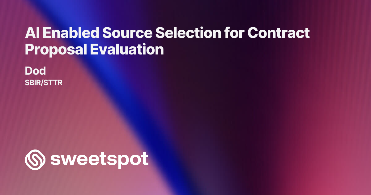 AI Enabled Source Selection for Contract Proposal Evaluation