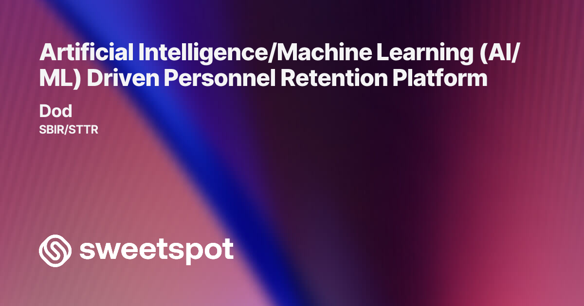 Artificial Intelligence/Machine Learning (AI/ML) Driven Personnel ...
