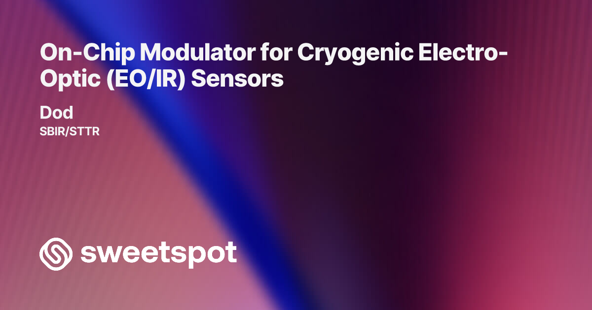 On-Chip Modulator for Cryogenic Electro-Optic (EO/IR) Sensors