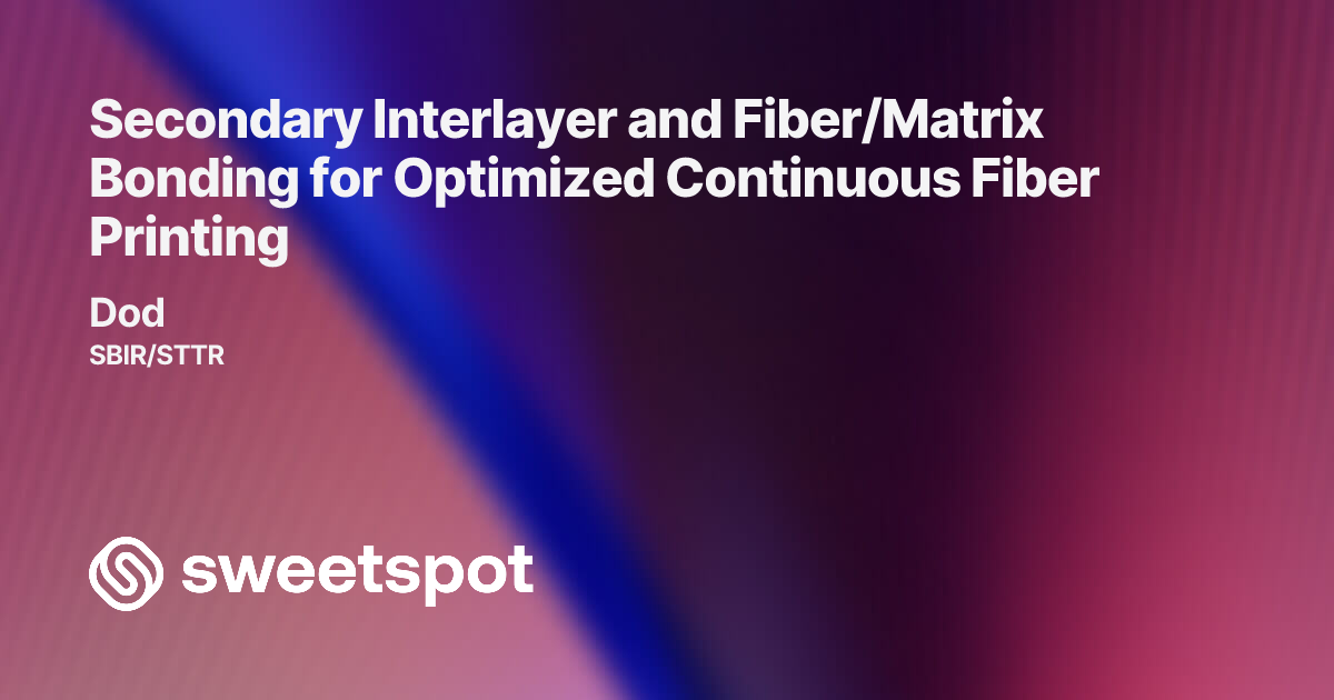 Secondary Interlayer and Fiber/Matrix Bonding for Optimized Continuous ...