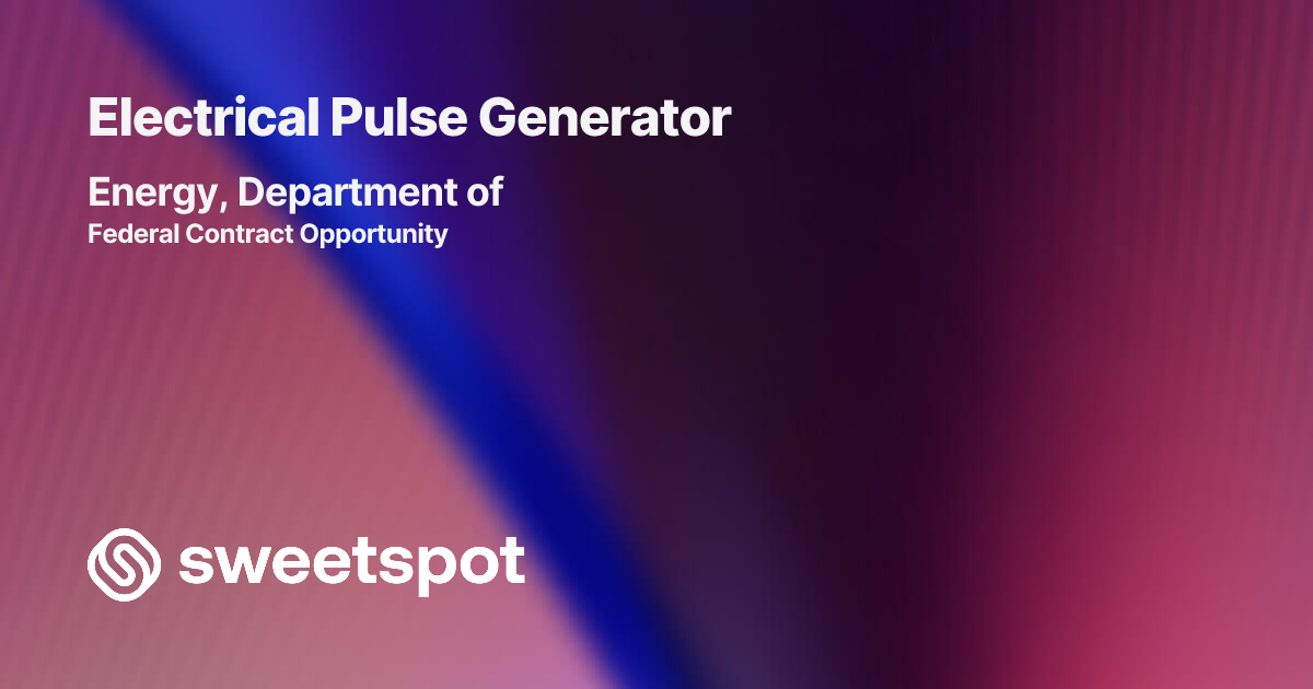 Electrical Pulse Generator