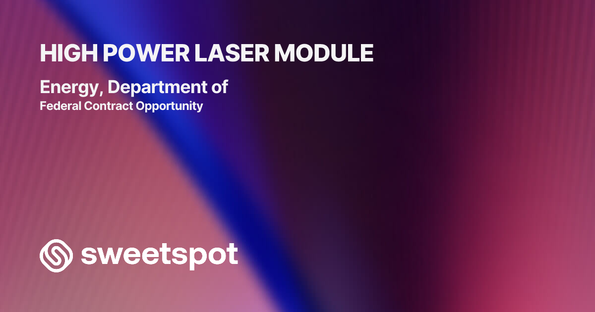 HIGH POWER LASER MODULE