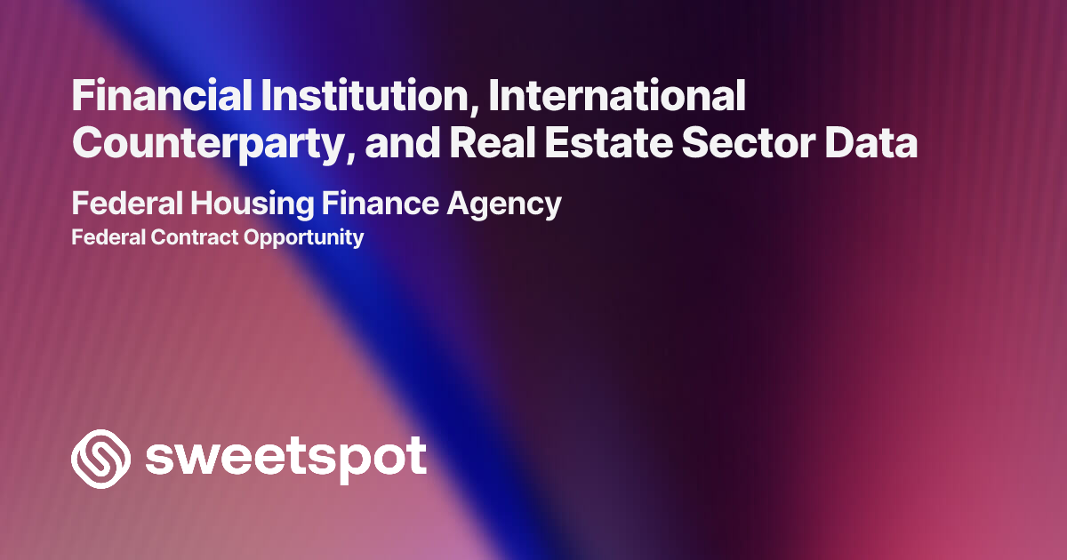 Financial Institution, International Counterparty, and Real Estate ...
