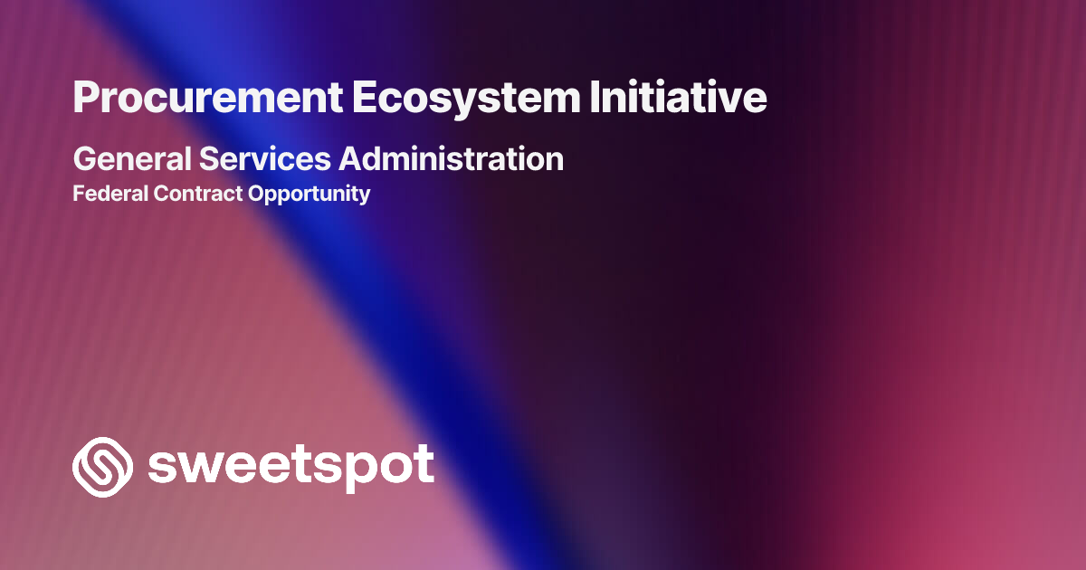 Procurement Ecosystem Initiative